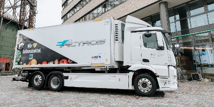 Edeka steigt in Praxistest von Elektro-LKW ein