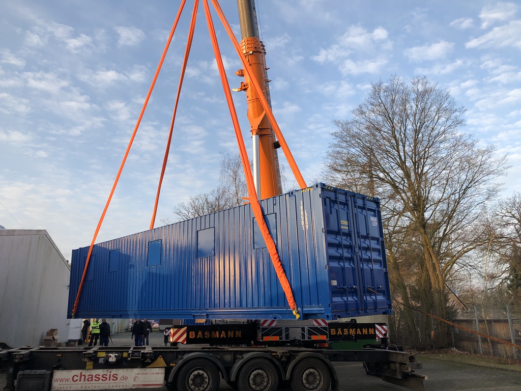 Windguard legt Kleinstserie für Windenergie-Prüfcontainer auf