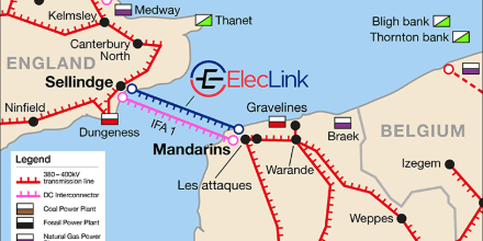 Neue 1.000 MW Stromleitung ElecLink durch den Eurotunnel verbindet ...