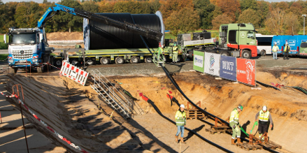 Baufortschritt für 4.000 MW Stromleitung SuedLink – erster Kabeleinzug ...